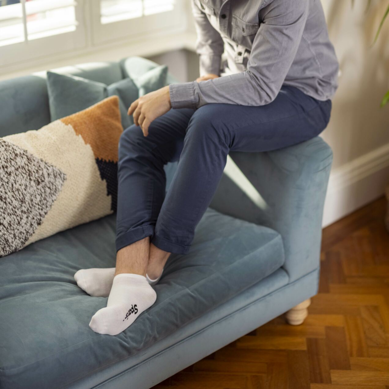 Men's 7 Pack Spairs Everyday Plain Trainer Socks from SockShop